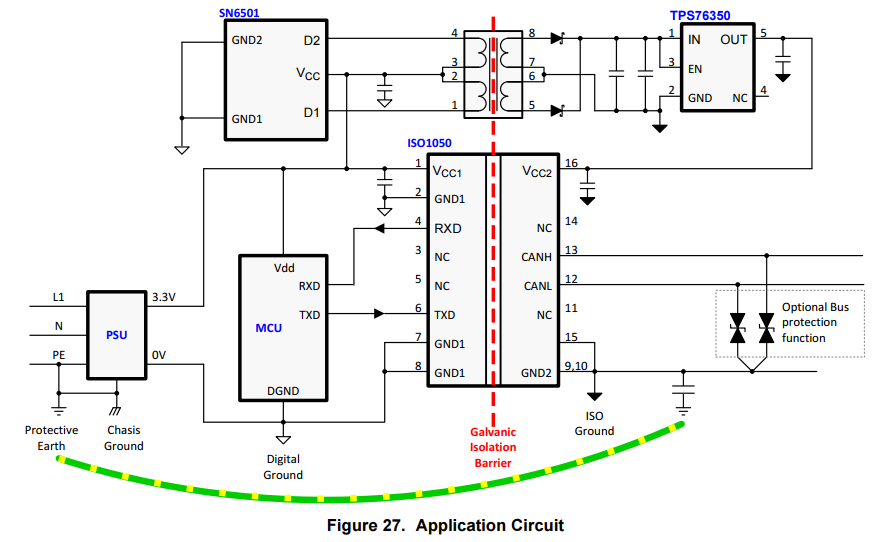 ISO1050 CAN Bus Isolated Transceiver Features, Guidelines, Applications | Easybom