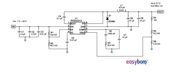 An Introduction of TPS54331DR Converter | Easybom