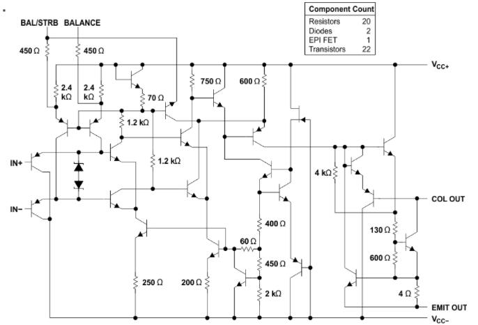 Linear Comparator LM311: Specification, Application, and Instruction ...