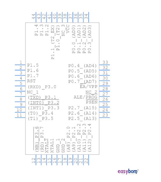 An Introduction of the AT89C51RC-24AU Microcontroller | Easybom