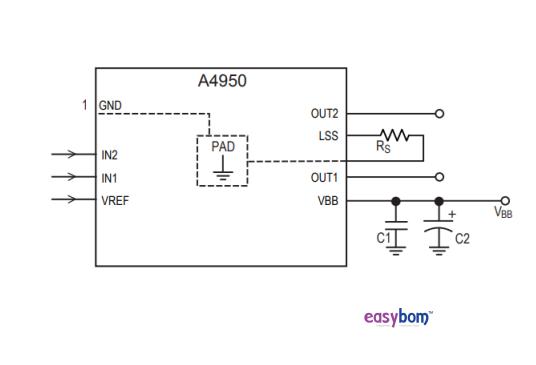 An Introduction of the A4950ELJTR-T Motor Driver | Easybom