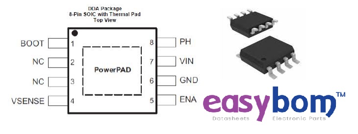 DC-DC Converter TPS5430: Description, Pinout, and Application | Easybom
