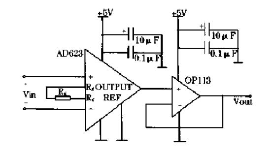 Instrumentation Amplifier AD623BN: Specification, Application, and ...
