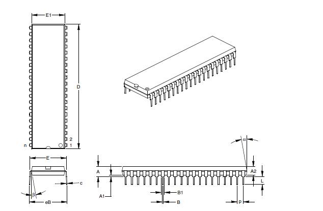 PIC18F452-I/P 8Bit Microcontroller | Easybom