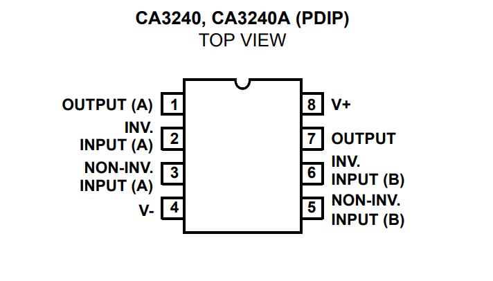 CA3240 Datasheet, PDF, Pinout | Easybom