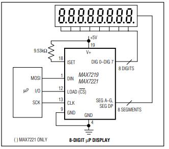 MAX7219CNG Display Driver Feature, Application, and Datasheets | Easybom