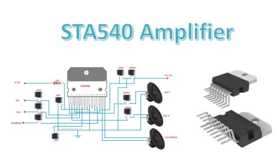 STA540 Amplifier: Datasheet, Pinout, Circuit, Equivalent | Easybom