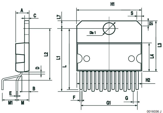 STA540 Amplifier: Datasheet, Pinout, Circuit, Equivalent | Easybom