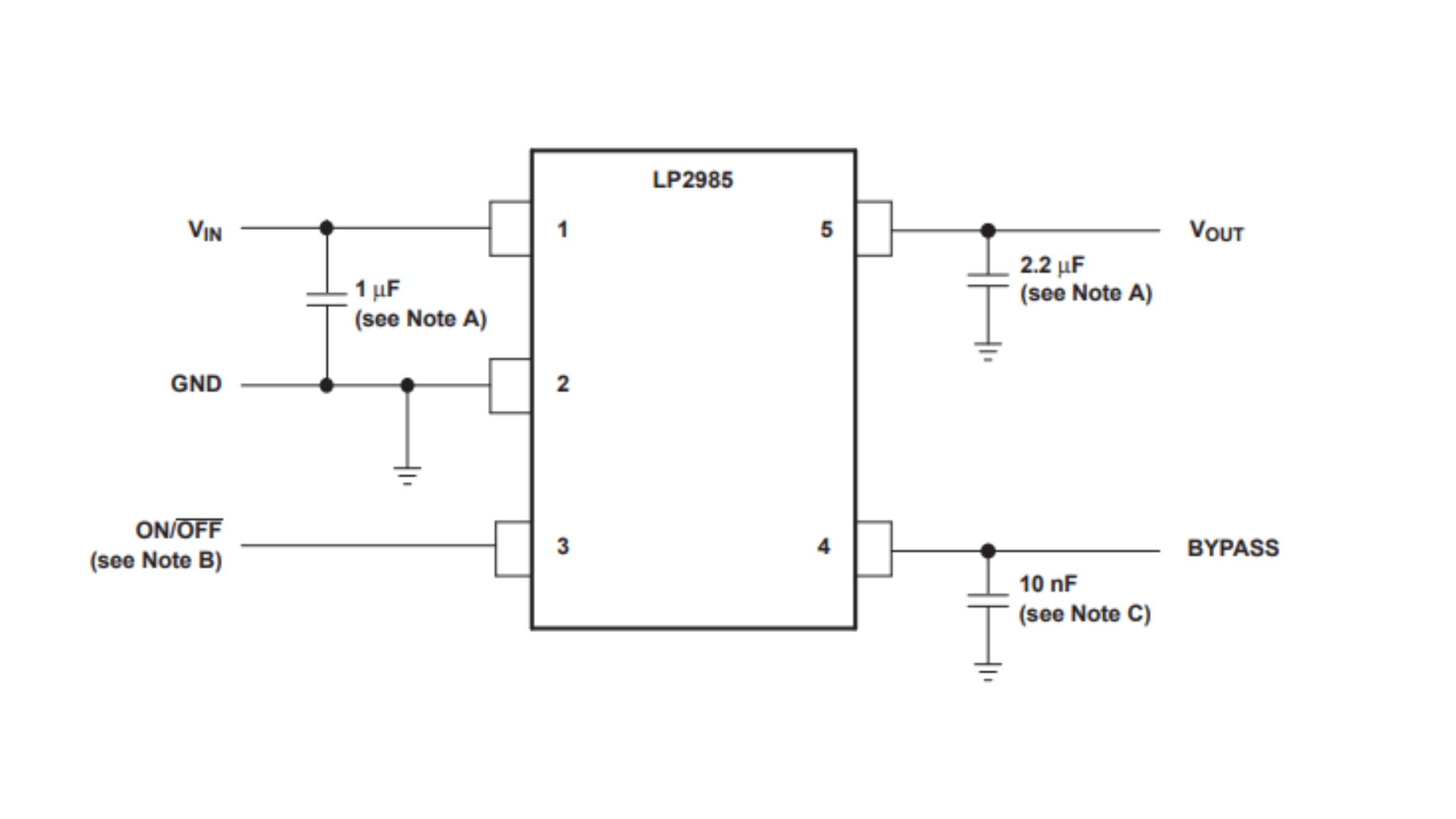 LP2985: Regulators, Pinout | Easybom
