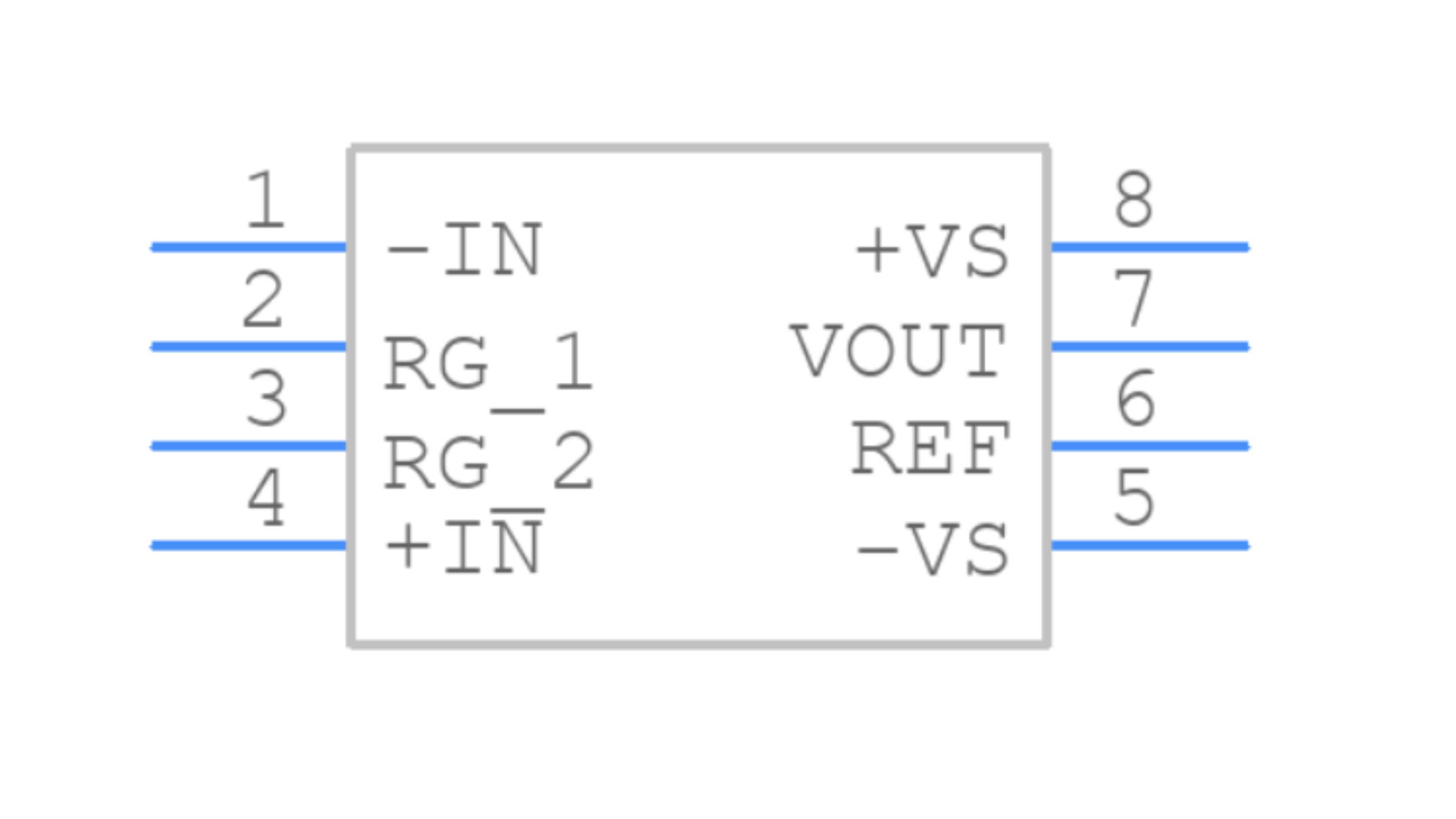 AD8221: Amplifier, Pinout, Features | Easybom
