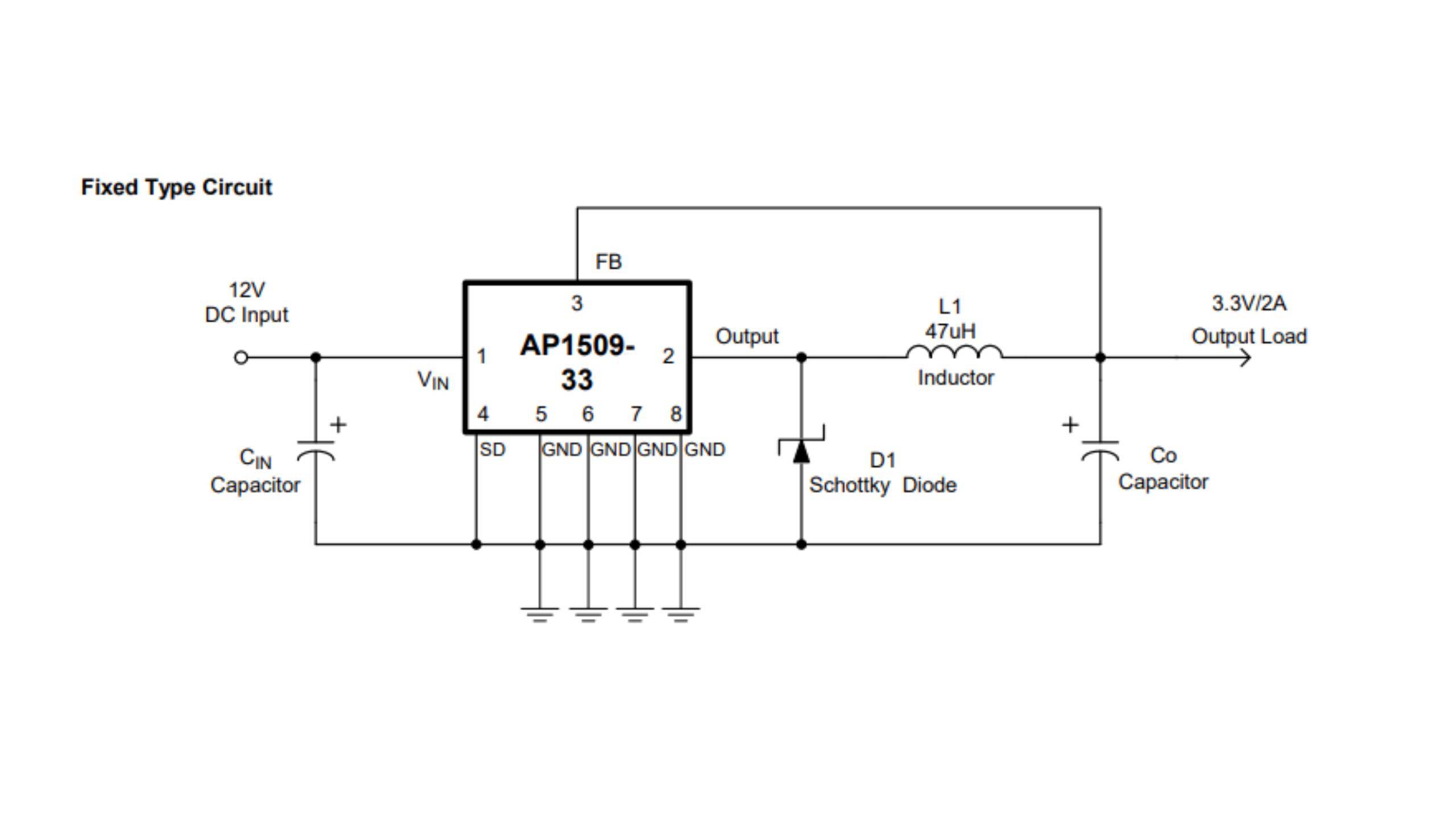 AP1509: DC-DC converter | Easybom